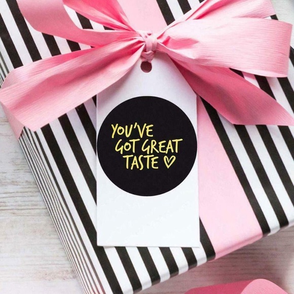 Office | Youve Got Great Taste Stickers 5 2 Stickers Black And Gold ...